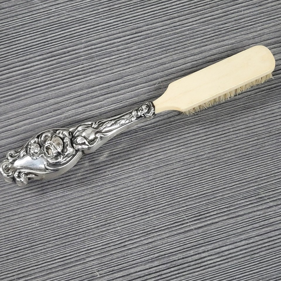 9 PC STERLING SILVER DRESSER VANITY SET BRUSHES MIRROR TOOLS VINTAGE | eBay