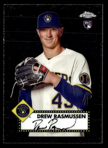 2021 Topps Chrome Platinum Anniversary #62 Drew Rasmussen Card ...