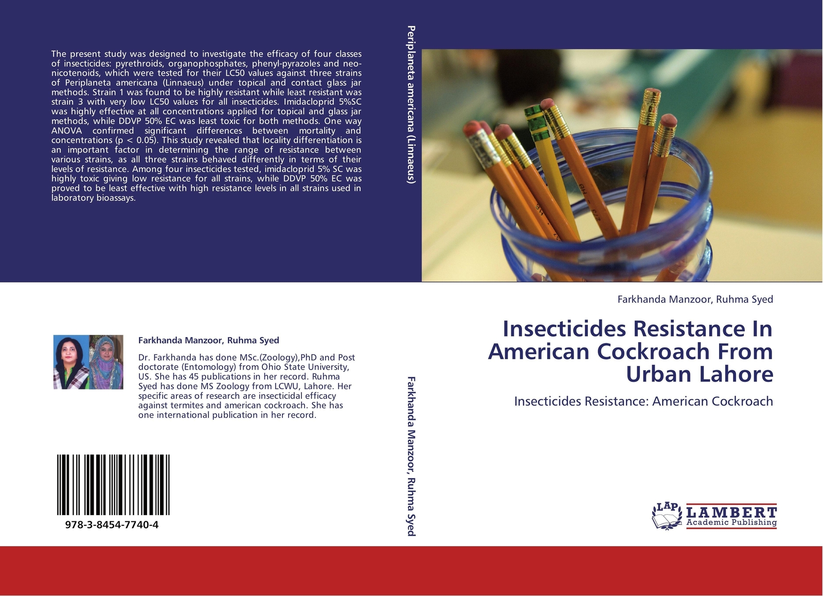 Farkhanda Manzoor Ruhma Syed | Insecticides Resistance In American ...
