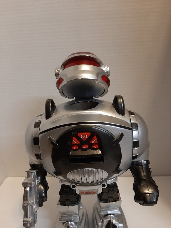 Pathfinder Programmable Robot Action Toy Talks Walks Shoots disc, Used ...