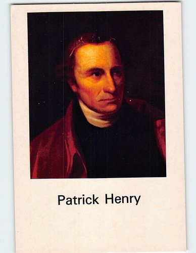 Postcard Patrick Henry By Thomas Sully Philadelphia Pennsylvania USA ...