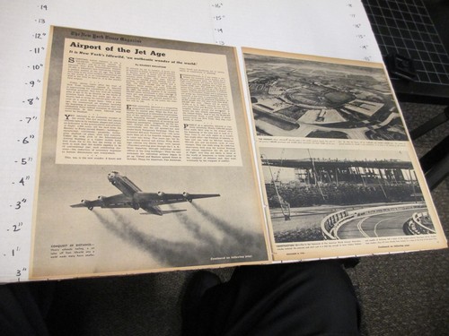 news article 1959 NYT Idlewild airport Pan Am American airlines ...