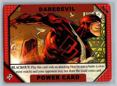Marvel ReCharge CCG Daredevil #98/250 Power Card TCG Series 1 | eBay