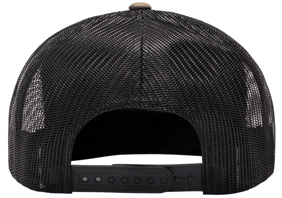 YP Classics Flat Bill Trucker Cap Yupoong Meshback Snapback Hat 6006 5 ...