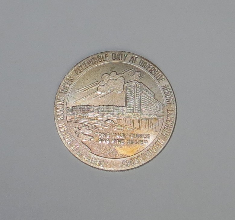 1994 Riverside Resort $25 Gaming Token One Ounce .999 Silver Coin | eBay