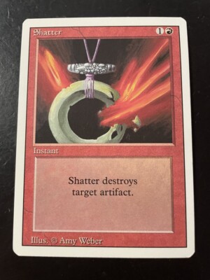 Magic The Gathering MTG Revised Edition "Shatter" | eBay