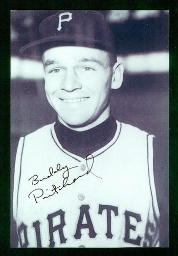 #1022, 4" x 6" Photo Card, Signed-Autographed, Buddy Pritchard, Pitts ...