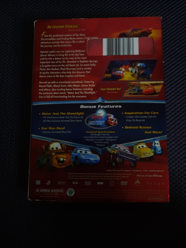 Cars DVD | eBay