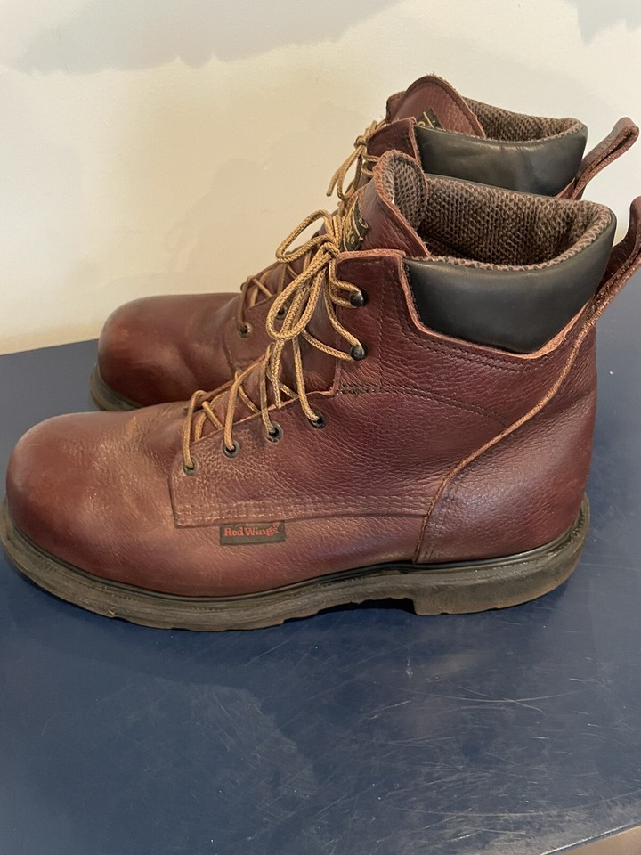 Red Wing 2408 Supersole 8" Mens Sz 13 EE Boots Steel Toe Brown Leather ...