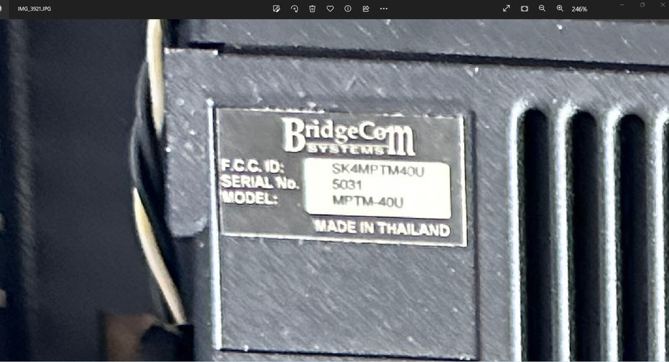 BRIGECOM SYSTEMS RELM RADIO REPEATER MODEL CS-540U TX 463.1750 MHZ RX ...