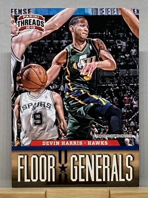 2012-13 Panini Threads Floor Generals #19 Devin Harris Hawks 0062 | eBay