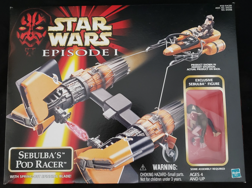 Star Wars Episode 1 Sebulba's Pod Racer w/ Figure 1998 Hasbro | eBay