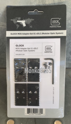 GLOCK MOS ADAPTER SET 01 9mm for G17 Gen5 MOS, G19 Gen 5 MOS, G34 Gen5 ...