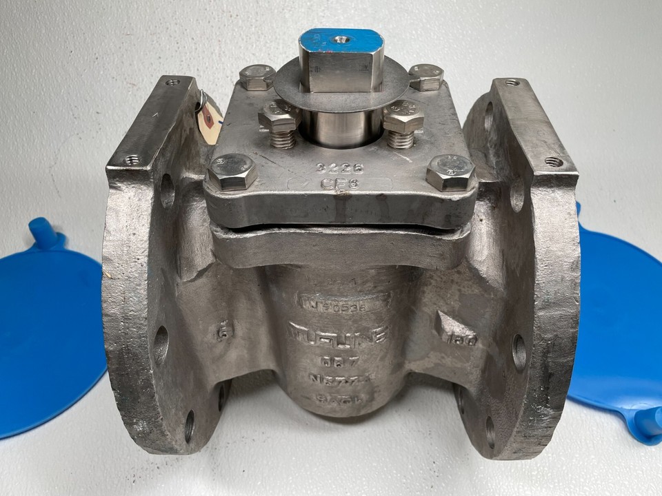 Xomox Tufline Sleeve Lined Plug Valve 6" Class 150 RF Flanged CN7M ...