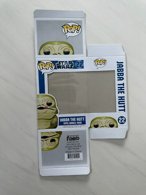 Star Wars Jabba the Hutt #22 Funko POP! Replacement Empty Box | eBay