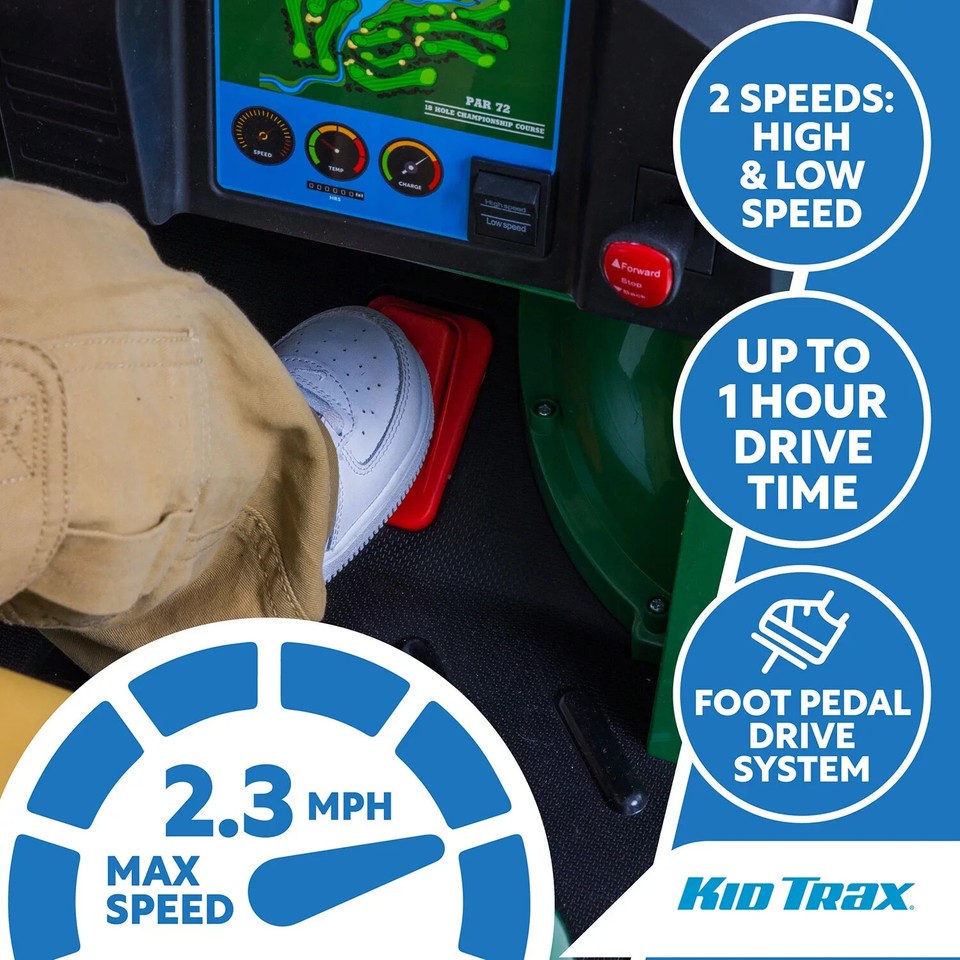 Flybar Kid Trax 12V Golf Cart Battery Powered Ride-On | eBay