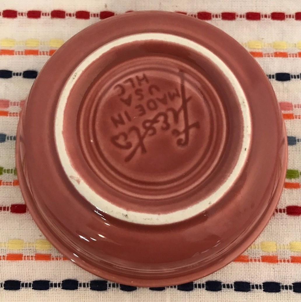 Vintage Fiestaware Rose 4.75 inch Fruit Bowl Fiesta 1950s Pink Small ...