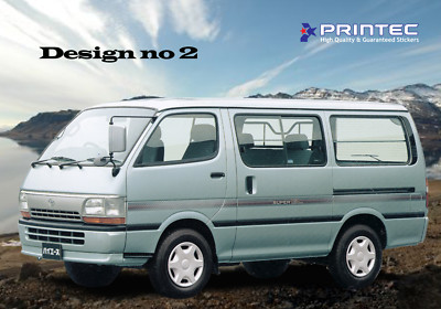Custom made Toyota Hiace 1989 - 2004 Body decal Full Set | eBay