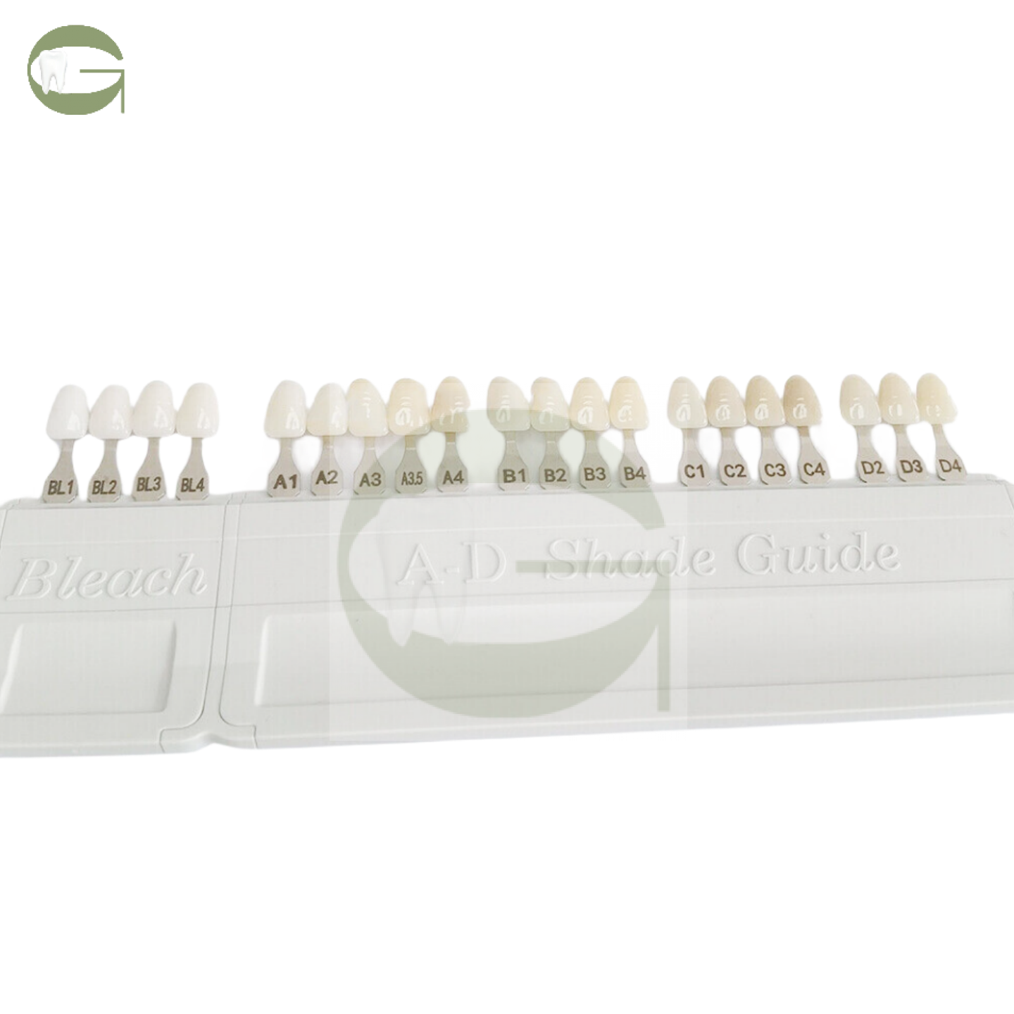 Dental Teeth A-D Shade Guide Porcelain Ivoclar 20 Color Tooth Bleached ...