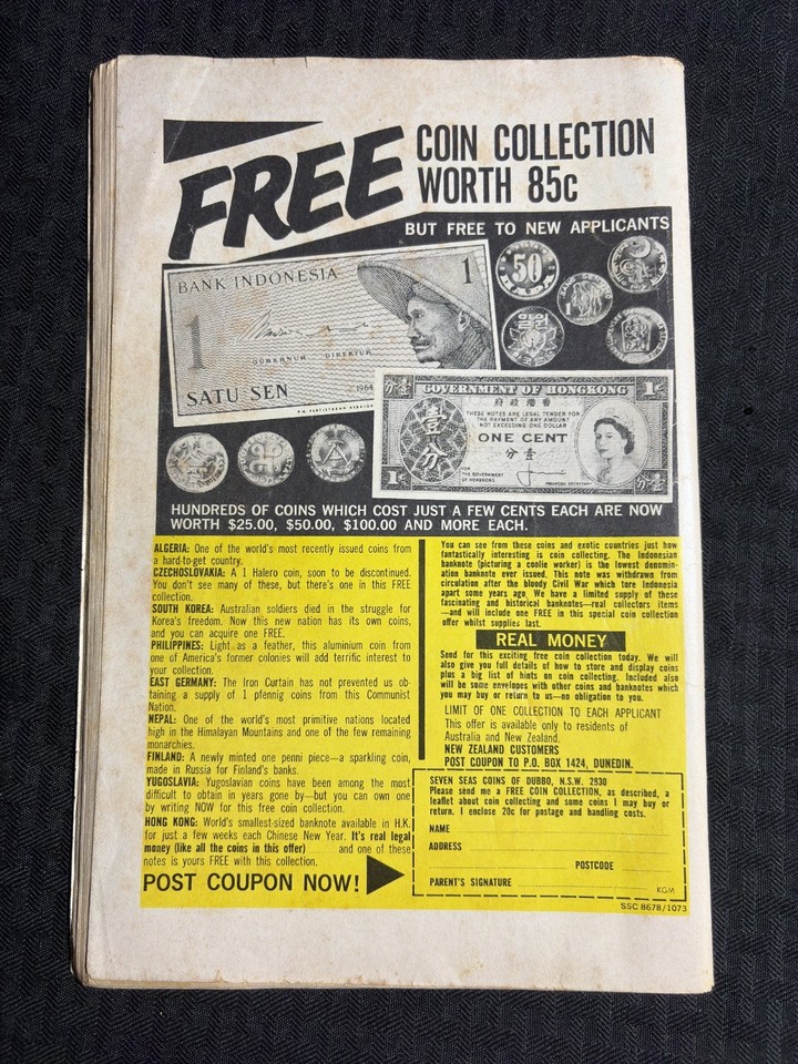 AUSTRALIAN WONDER COMIC MONTHLY Planet Comics #107 GD+ 2.5 Batman ...