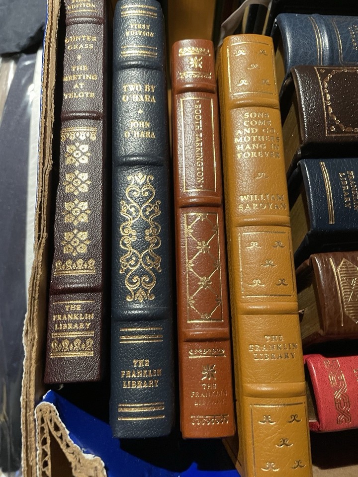 MAJOR COLLECTION VINTAGE FRANKLIN LIBRARY RARE 12 Books Read ...
