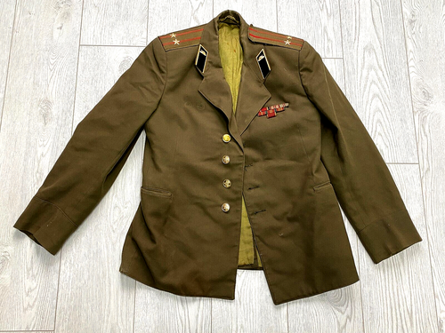 Vintage Uniform of a Military Tank Officer of the Soviet Army TUNIC of ...