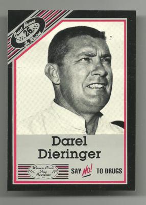 1989 Vintage Winners Circle #26 Darel Dieringer Race Card NrM Hi Grade ...