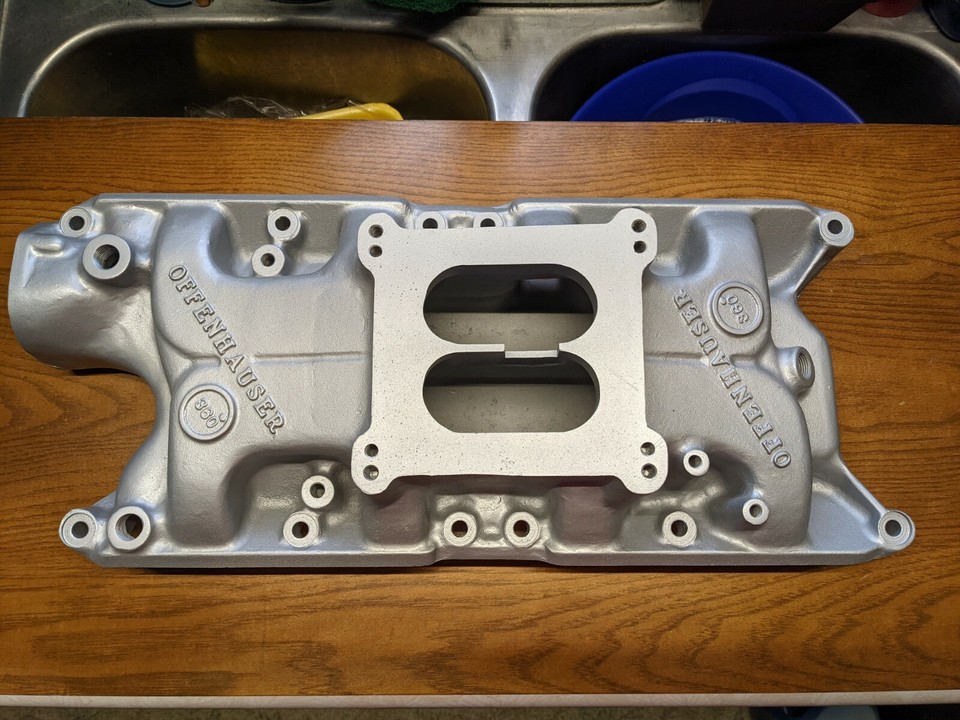 Offenhauser Offy Intake Hipo Ford Mustang HO Cougar Thunderbird F150 ...