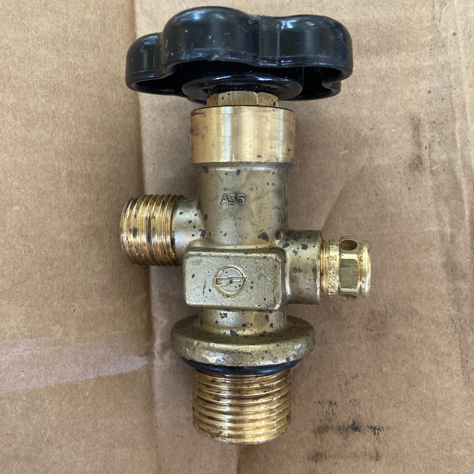 Sherwood CGA320 C02 GAS Cylinder Valve 1/2" & 3/4", Made In USA | eBay