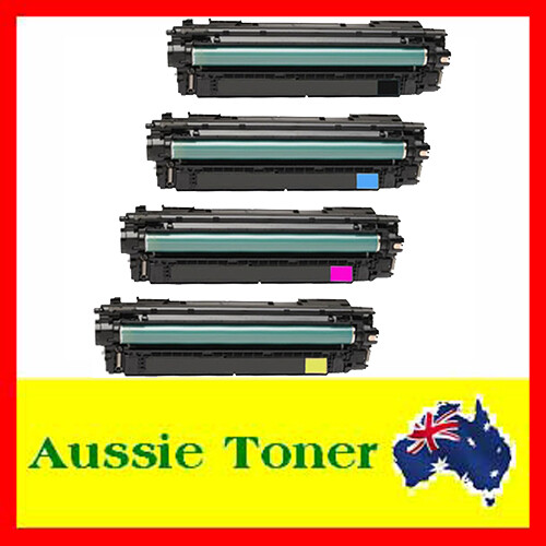 4x Toner Cartridges for HP LaserJet M652dn M653dn M653x M681dn M681f ...