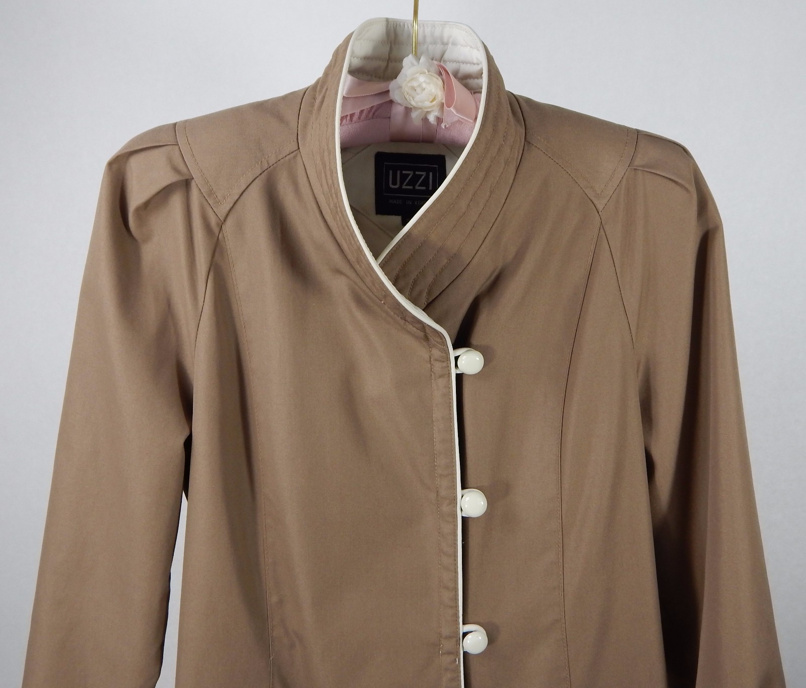 Uzzi Women's Lightweight Rain Trench Coat Size 11/12 | eBay