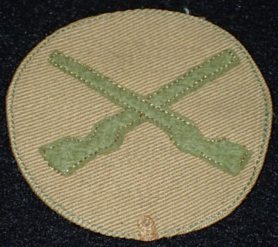 WWI U.S. Army Infantry Enlisted PFC Private First Cl Patch Wool on ...