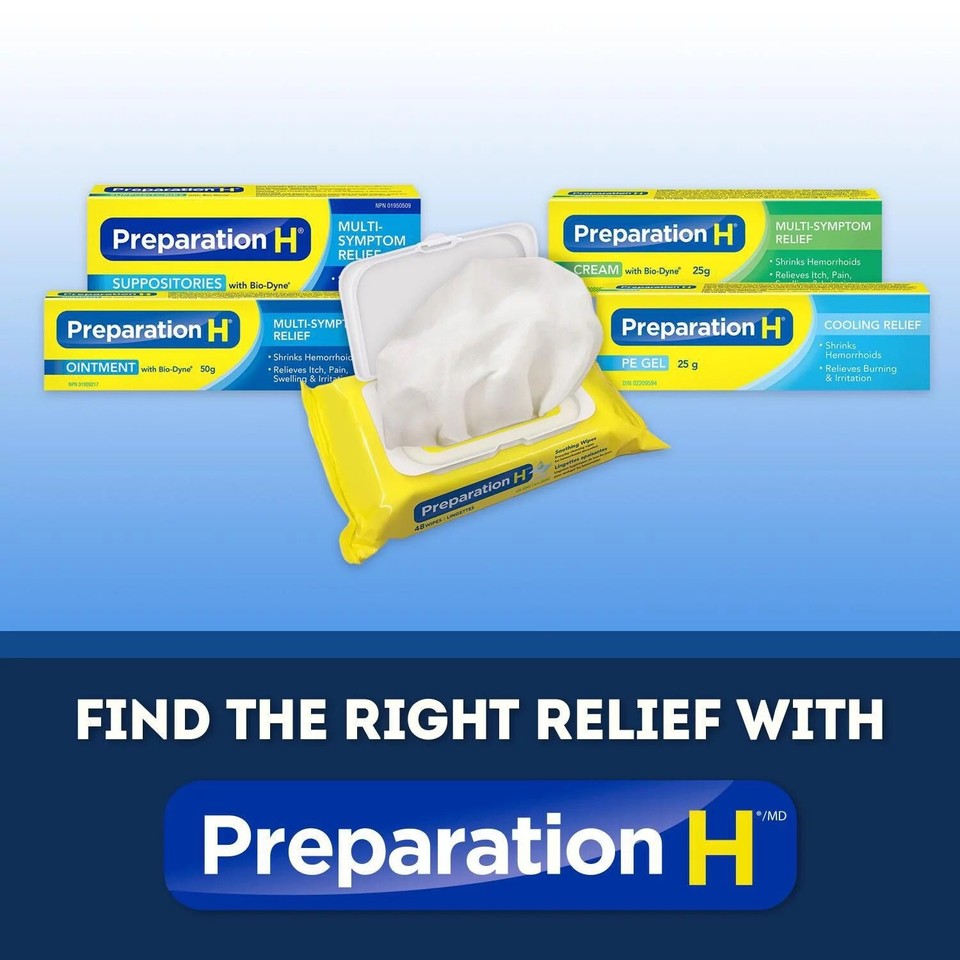 Canadian Preparation H Cream With Bio-Dyne Multi-Symptom 50g Canada | eBay