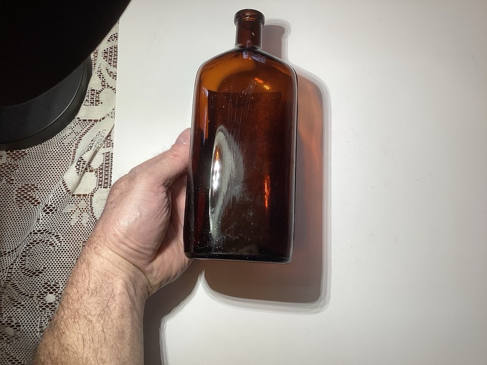 Vintage S.S.S. Tonic Brown Glass Bottle Empty Swift Specific Co - Empty ...