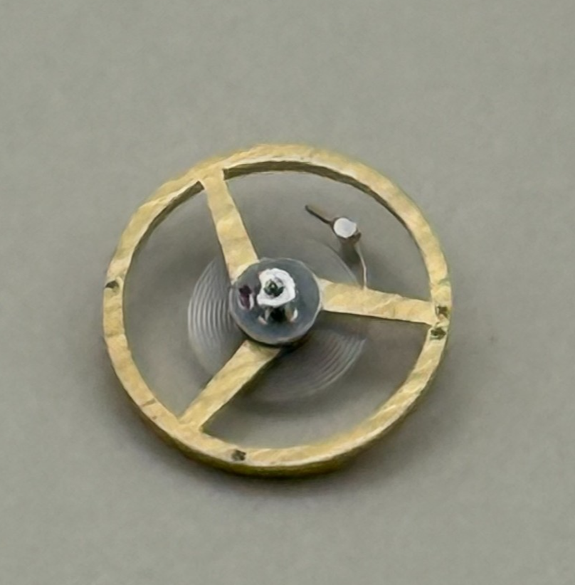 FHF 57-21 Balance Wheel Complete And Spring 6¾’’’ 1518 M Watch Movement ...