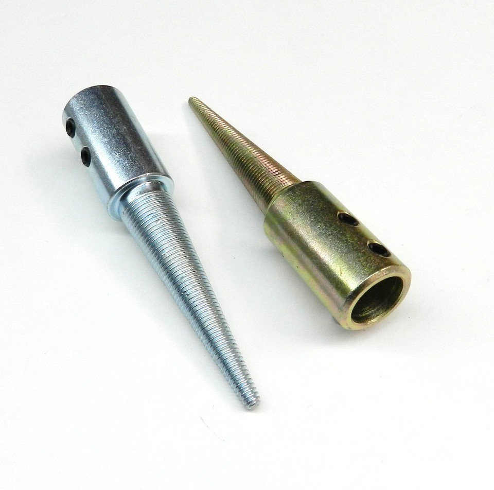 TAPERED Spindles SET of 2 R & L with 5/8" ID HOLE for Grinder ...