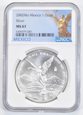 1 Mexican Onza 2002 MS67 Libertad Mexico Mexican NGC | eBay