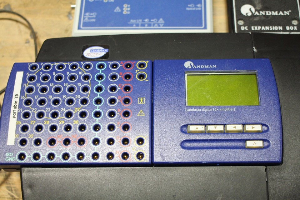 Sandman Digital 32 plus amplifier polysomnograph sleep lab DC EXPANSION ...