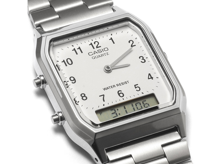 CASIO Casio AQ-230A-7B Vintage Retro Dual Electronic Watch | eBay