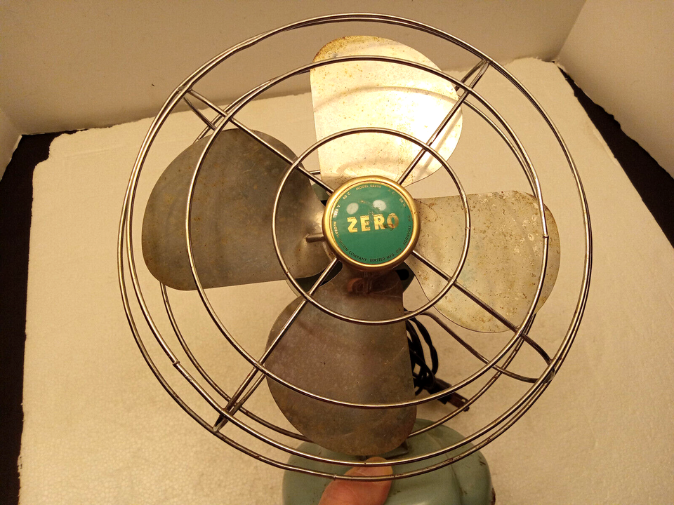 Vintage ZERO Electric Fan McGraw Edison Model 08499 8" blades works | eBay