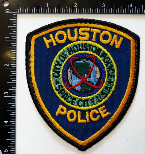 VINTAGE OBSOLETE Houston City Texas TX Police Patch | eBay