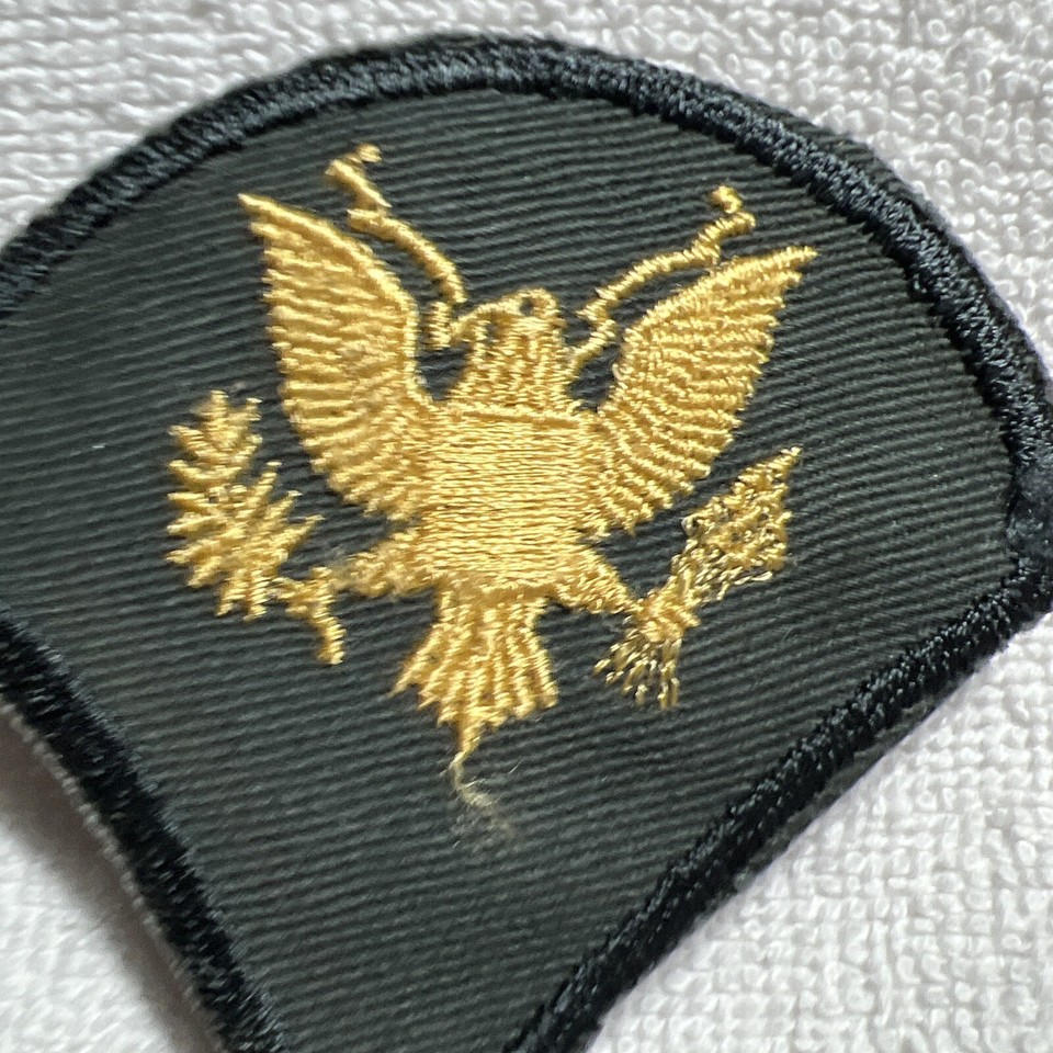 US Army Specialist Rank Gold Eagle Military Patch 3.25" Tall 3" Wide ...