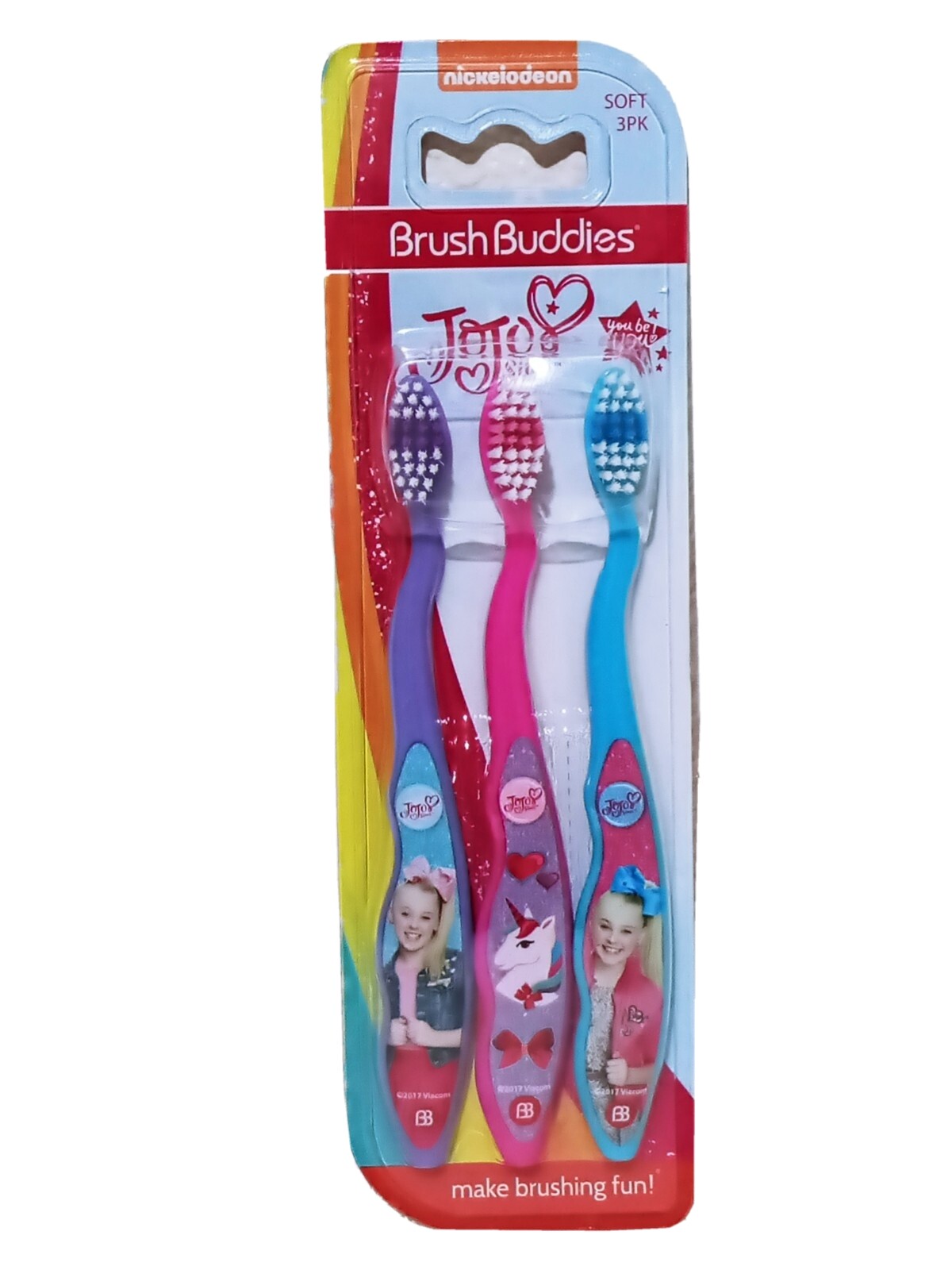 Jojo siwa Toothbrush PACK Birthday Gift New TOOTHBRUSHES SET EASTER ...