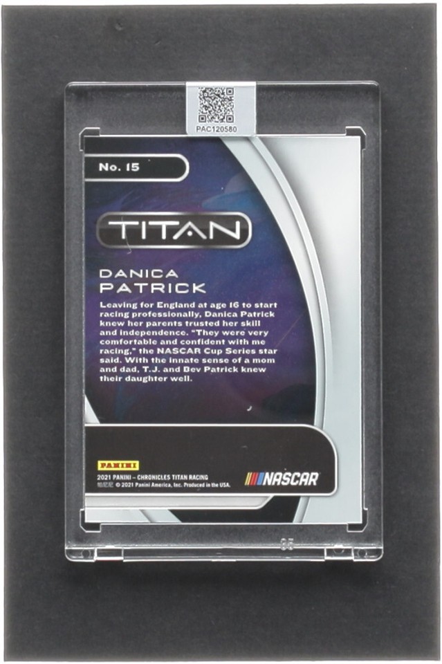 Danica Patrick Autographed Panini Chronicles Titan Racing Card-PA ...