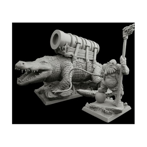 Titan Forge Fantasy Mini Bloodsail Island Gator Cannon New | eBay