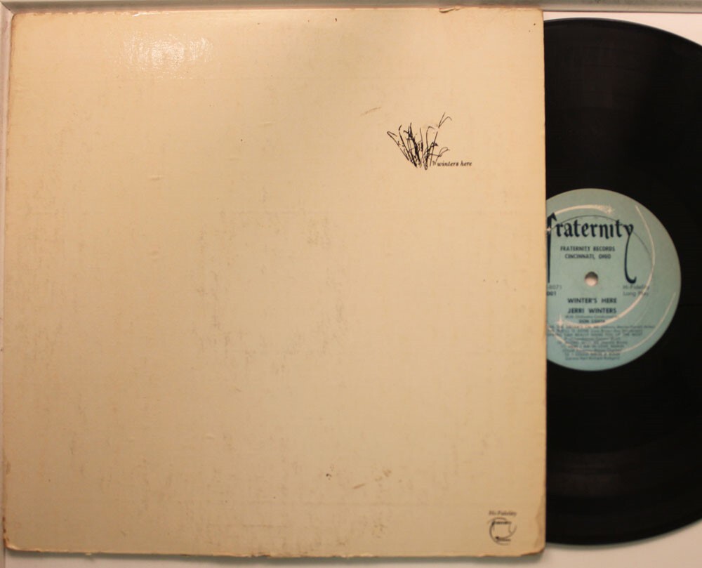 Jerri Winters Jerri Winters & Don Costa Lp Winter'S Here On Fraternity