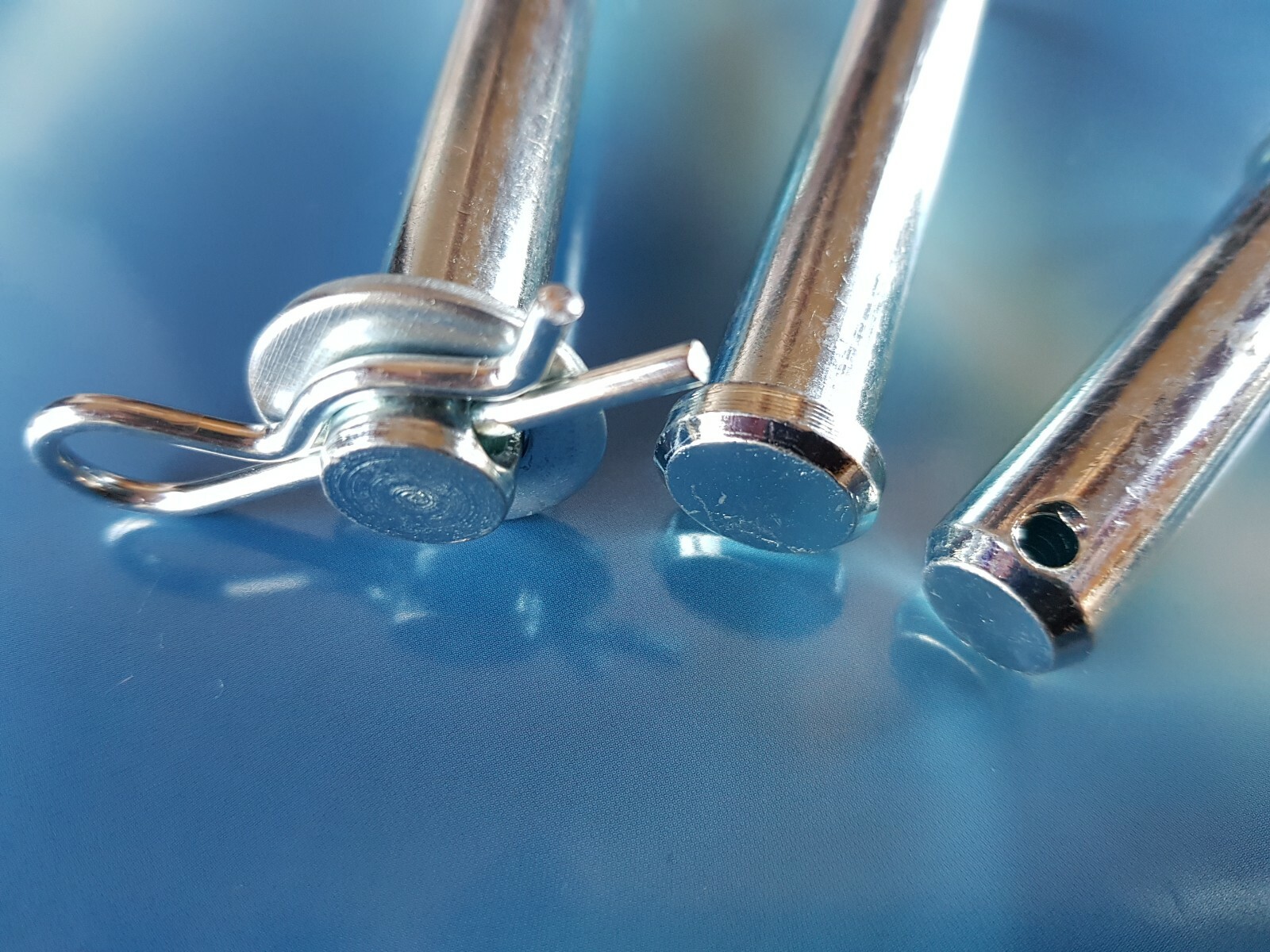 Clevis Pins Imperial Half Inch 1/2" Diameter BZP With R-Clips and ...