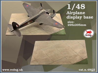 1/48 Air plane Model Kit Display Base - concrete field / Q2 | eBay UK