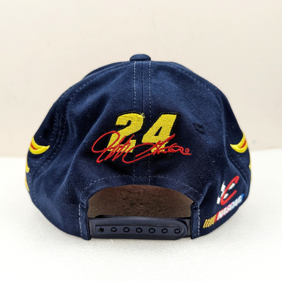 Vintage Du Point Motorsports Racing Hat Cap Adjustable Strap Flame Fire ...