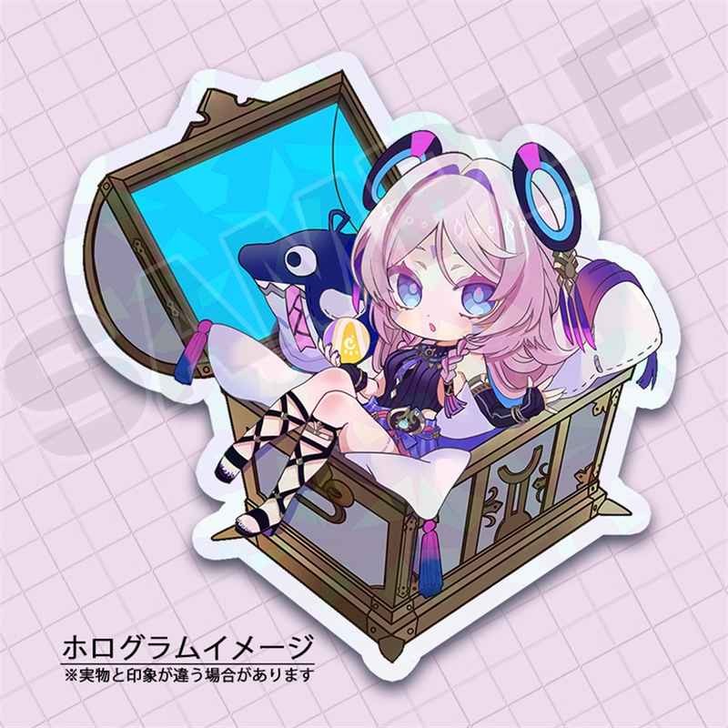 Genshin Treasure Chest Hologram Sticker (citrus) Comics Manga Doujinshi ...